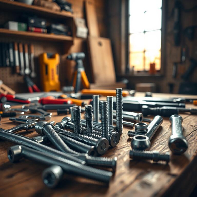 Parafuso Sextavado: Tipos, Materiais e Aplicações